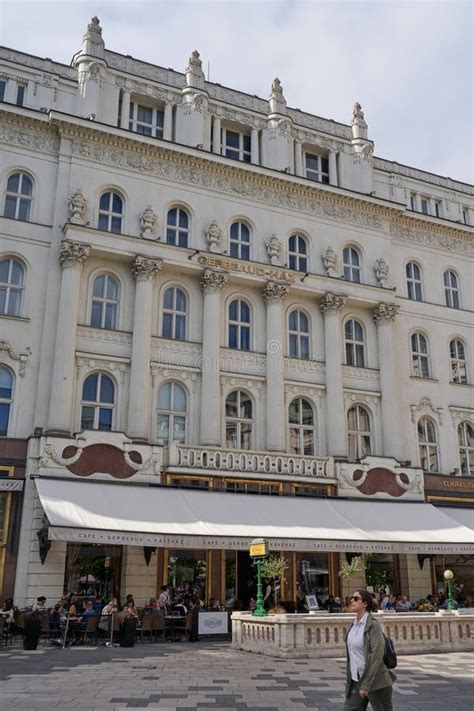 Budapest Hungary April Vorosmarty Square On A Spring Day Editorial Photo Image