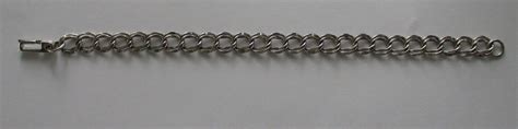Vintage Lgb Balfour Sterling Silver Double Curb Link Gem