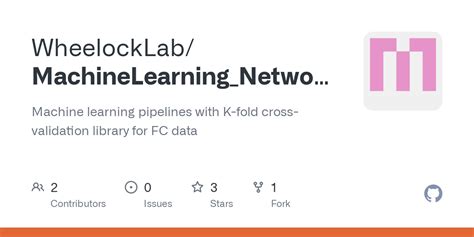 github wheelocklab machinelearning networklevelanalysis machine