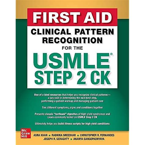First Aid Clinical Pattern Recognition For The Usmle