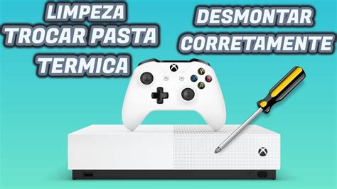 COMO FAZER LIMPEZA DO XBOX ONE S SLIM DESMONTAR E TROCAR PASTA TÉRMICA