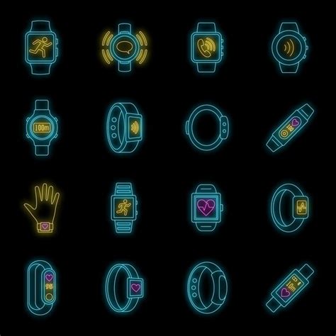 Premium Vector Sport Fitness Tracker Icon Set Outline Set Of Sport Fitness Tracker Vector