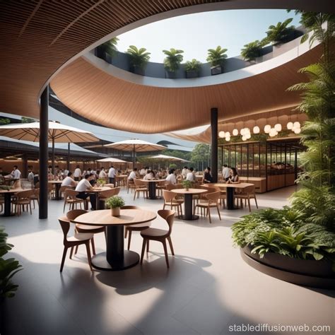 Parametric Hawker Centre Design In Singapore Stable Diffusion Online