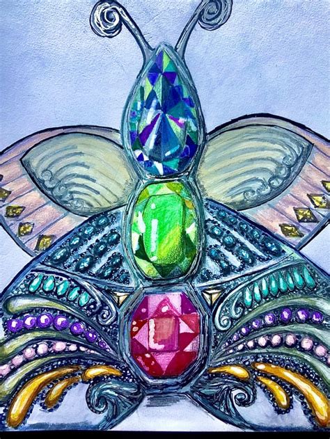 Bejeweled Bug Lens Hypnotix Me Colored Pencils 2019 Rart