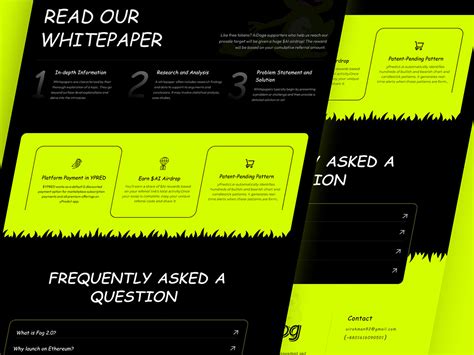 Crypto Token Landing Page On Behance