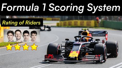 Formula 1 Scoring System And Rating Of Riders F1 Rules 2022 F1
