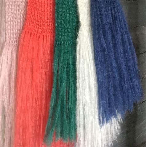 Tuto écharpe nuage en mohair et soie