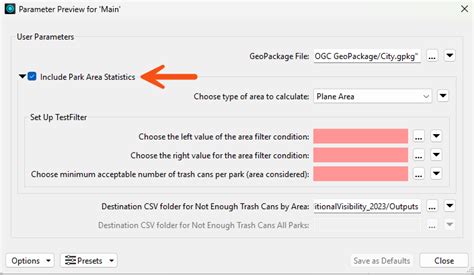 Working With Conditionally Visible Published User Parameters In Fme