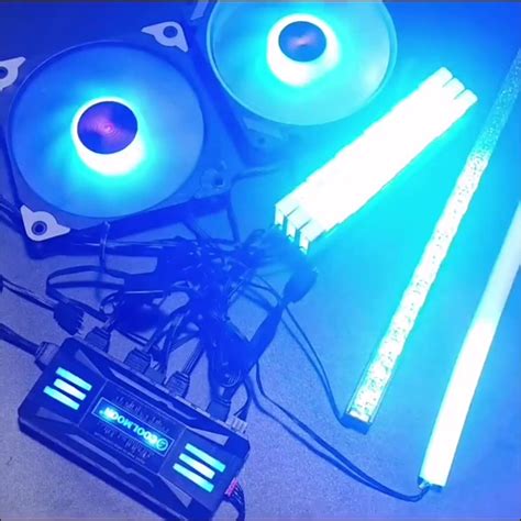 Coolmoon Gaming Computer Pc Argb Sync Music Controller Wireless Remote