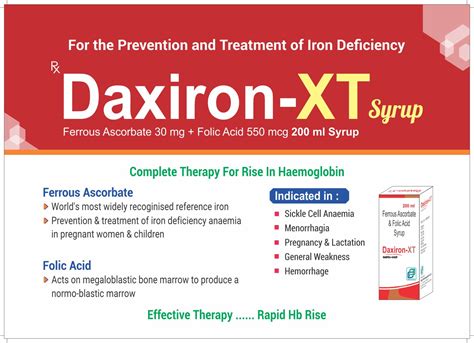 Daxiron Xt Syp Daximed Healthcare Pvt Ltd