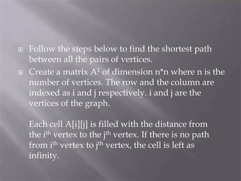 Warshalls And Floyds Algorithms Pptx