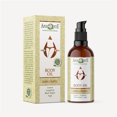 Cellulite Oil Anti Cellulite Massage Oil Aphrodite Aphrodite Skincare
