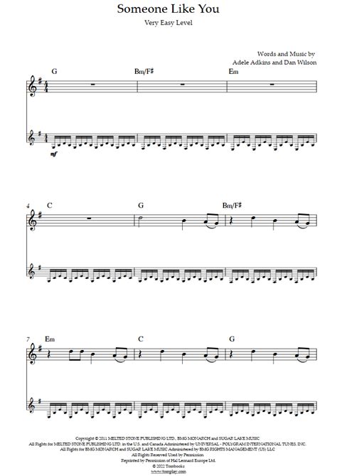 Someone Like You Very Easy Level Soprano Recorder Adele Recorder