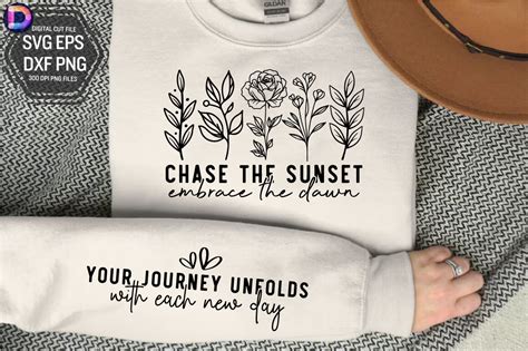 Chase The Sunset Embrace The Sleeve Svg Graphic By Delartcreation