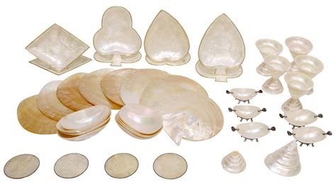 39 Mother Of Pearl And Capiz Shell Tableware Nov 20 2022 Austin