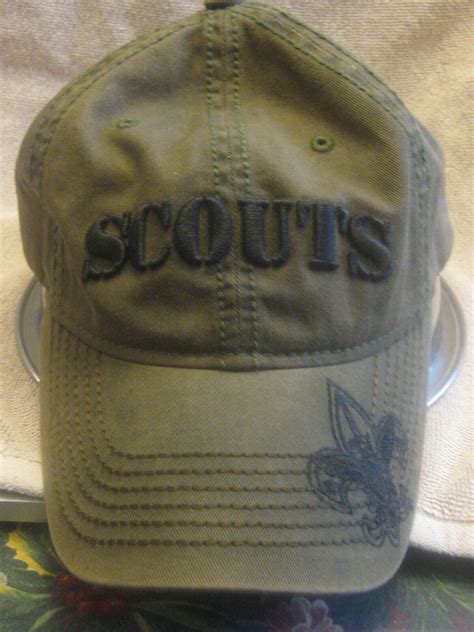 Scouts Dark Green Fleur De Lis Logo Excellent Shape A Gem