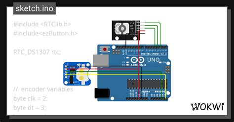 Clock Using Rtc Wokwi Esp32 Stm32 Arduino Simulator