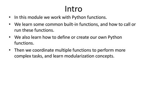 functions cis 40 introduction to programming in python ppt download