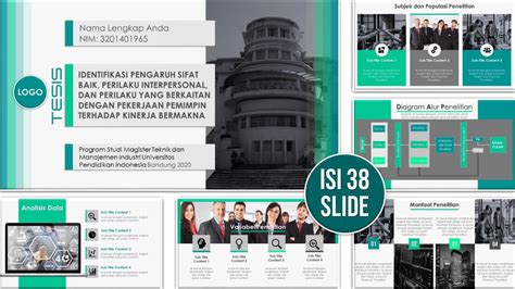 Template Ppt Untuk Sidang Skripsi Tesis Disertasi Pakar Tutorial