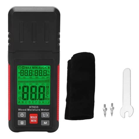 Humidimètre Pour Bois Testeur Numérique Papier Peint Portable Testeur
