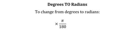 Degrees To Radians Cluey Learning