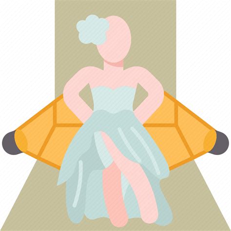 Runway Model Catwalk Fashion Show Icon Download On Iconfinder