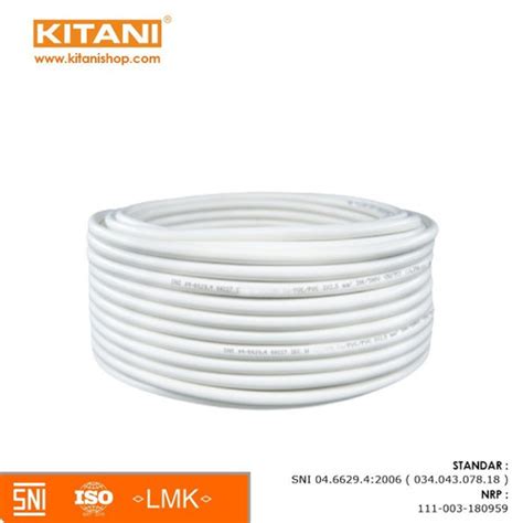 Jual Kabel SNI KITANI NYM 2x1 5 mm² Kitani kawat tunggal lidi 50 Meter