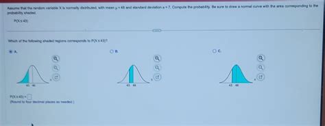 Solved Assume That The Random Variable X Is Normally
