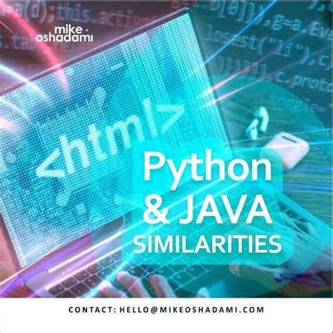 Mike Oshadami On Linkedin Python Java Similarities Major Similarities