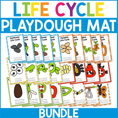 Life Cycle Playdough Mat Bundle From Abcs To Acts