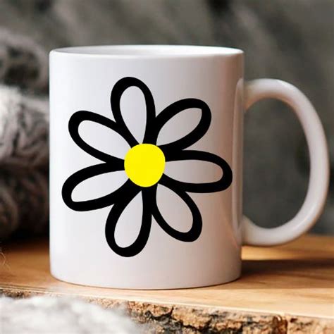 Hand Drawn Daisy Flower Svg Png  Psd Dxf Files Craftpi