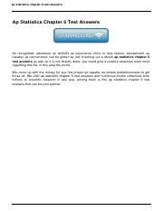 Ap Statistics Chapter 6 Test Answers Pdf Ap Statistics Chapter 6 Test Answers Ap Statistics