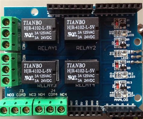 Placa 4 Reles Arduino Ea7tb