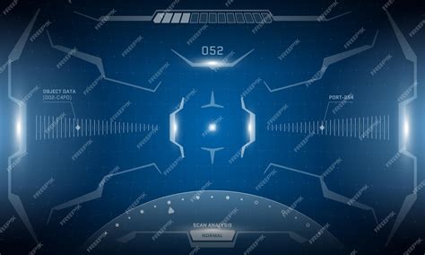 Vr Hud 미래형 인터페이스 사이버 펑크 화면 디자인 공상 과학 가상 현실 시뮬레이터 기술 뷰 헤드 업 디스플레이 하이테크