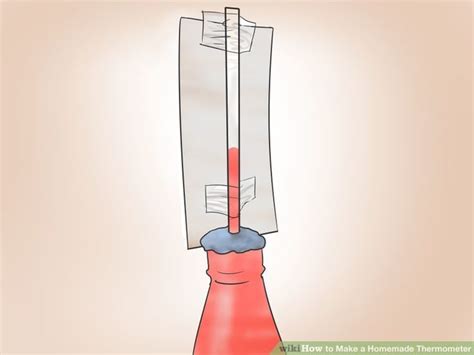 How To Make A Thermometer Steps With Pictures Thermometer Homemade Rubbing Alcohol
