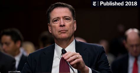 Opinion The Tragedy Of James Comey The New York Times