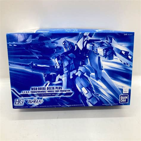 【やや傷や汚れあり】【1円～】1144 Hguc Msn 001a1 デルタプラス メタリックver 機動戦士ガンダムuc キャラホビ