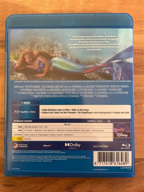 Arielle Die Meerjungfrau Realverfilmung Disney Blu Ray Zustand
