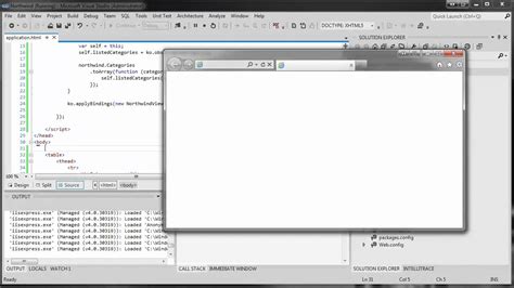 JayData With Knockoutjs Rendering A List Of Northwind Product Entities YouTube