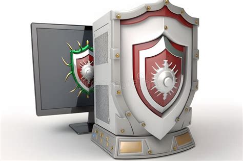 computer antivirus safe internet browsing concept stock illustration