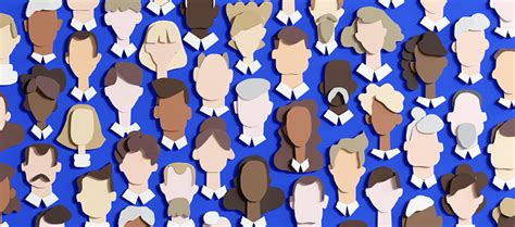 종이 종이 컷 디자인 3d 렌더로 만든 많은 사람들의 얼굴 페이퍼커팅에 대한 스톡 사진 및 기타 이미지 페이퍼커팅 3차원 형태 개념 Istock