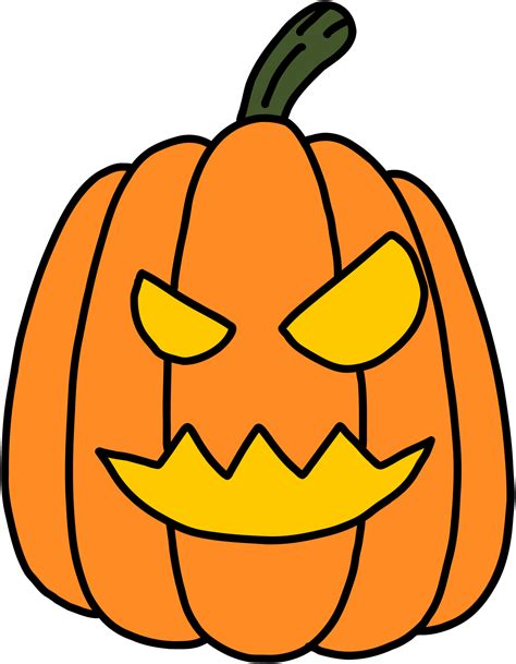 Simplicity Halloween Pumpkin Freehand Drawing Flat Design 11704516 Png