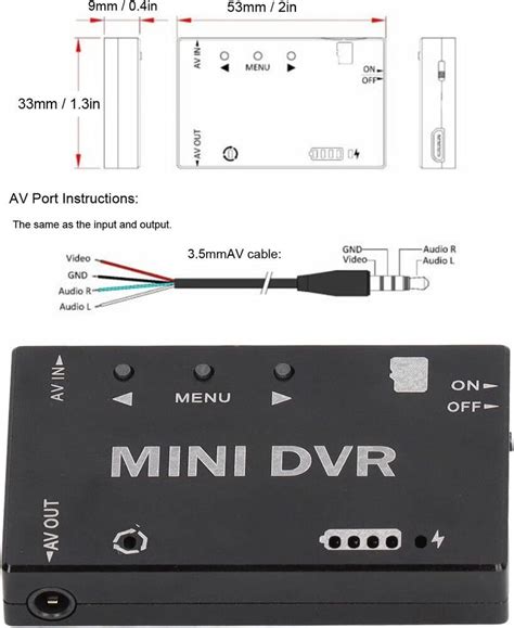 Відеореєстратор Fpv Mini Dvr з акумулятором C201 Readytosky купити на
