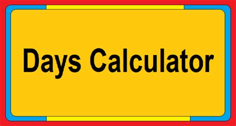 days calculator