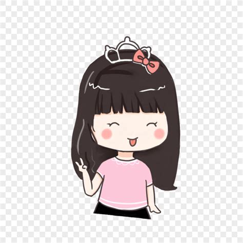 การ์ตูนสาวน่ารัก ๆ การออกแบบตัวละคร การ์ตูนน่ารัก รูปลอก
