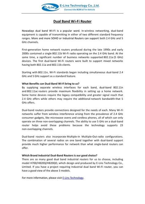 Ppt Dual Band Wi Fi Router Powerpoint Presentation Free Download Id 12263220