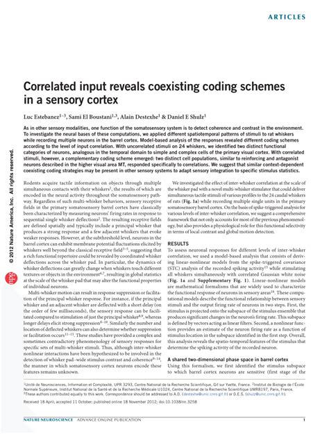 pdf correlated input reveals coexisting coding schemes in a sensory
