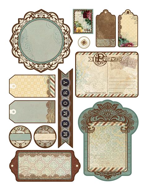 Paper Free Printable Vintage Scrapbook Stickers Printable Word Searches