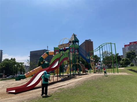 加治屋まちの杜公園園外保育年中 さつき幼稚園鹿児島市西陵