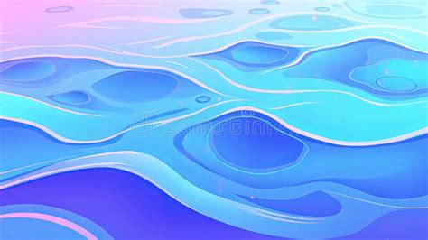 Liquid Animation With Smooth Ocean Waves Unit Stock Video Video Of